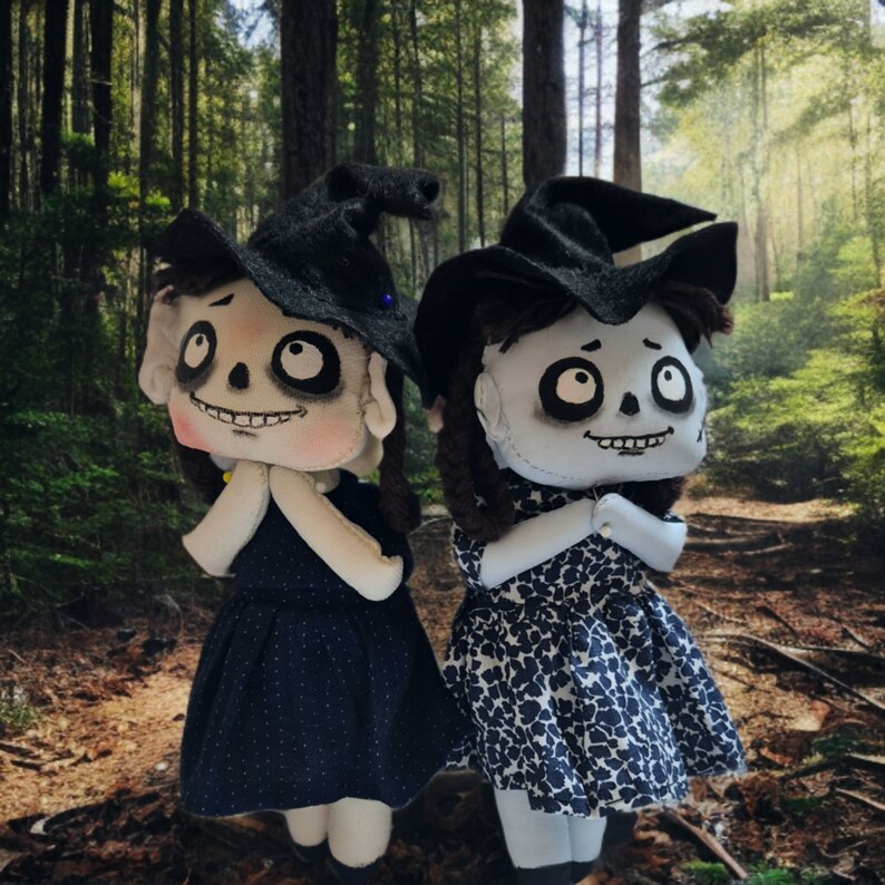 Voodoo Witch Doll Sewing Pattern, Hand-sewn Halloween Doll (PDF ...