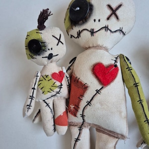 Voodoo Family Doll Sewing Pattern PDF, Halloween Decor, Gothic Gifts ...