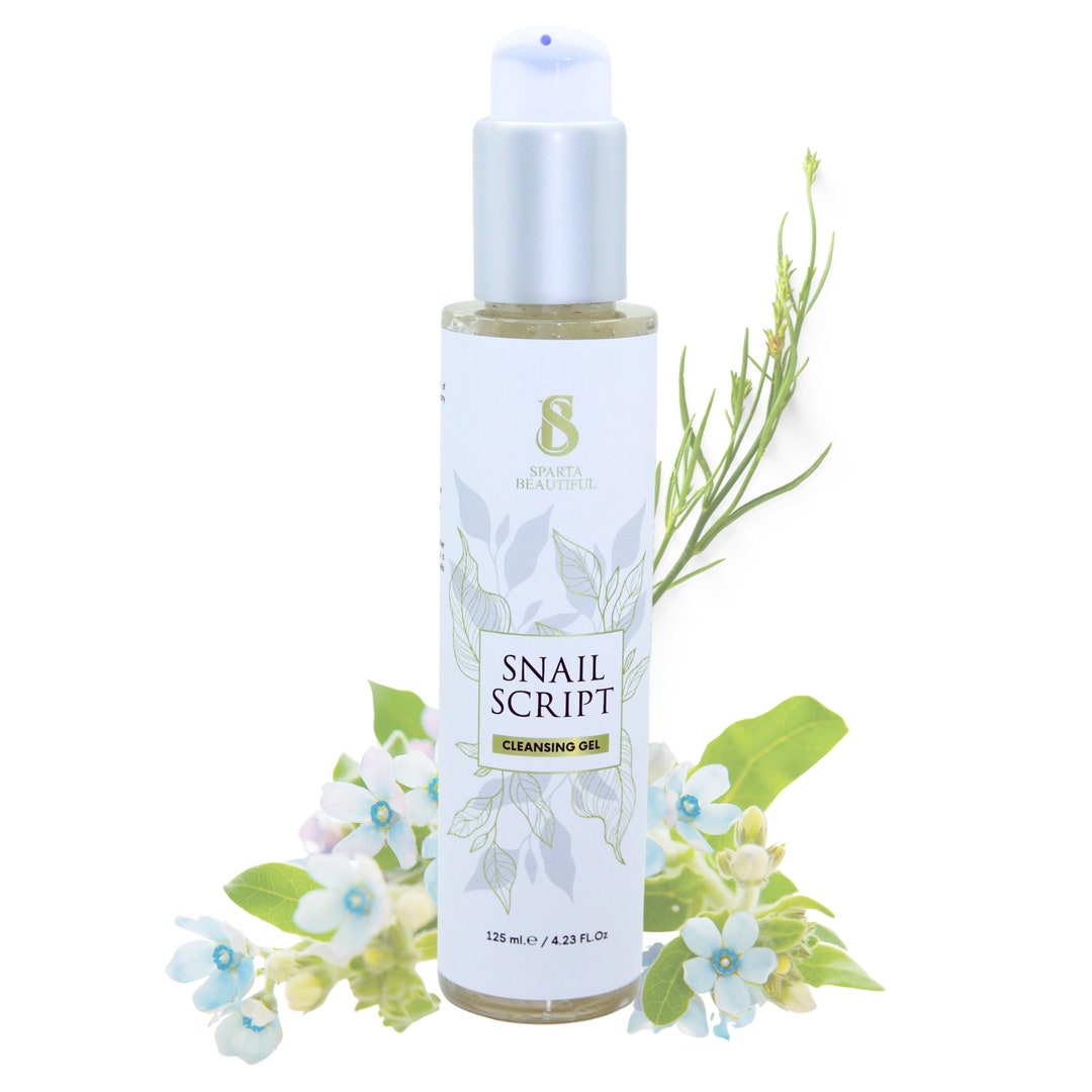 Snail Face Wash, Snail Script Cleanser Face Wash, Pregnancy Safe Skin ...