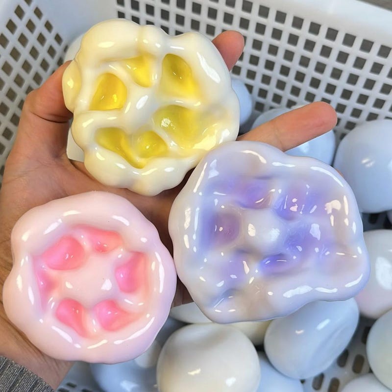 Schylling Needoh Ice Berg Giant Needoh Ice Cube Sensory Squeeze Toy ...