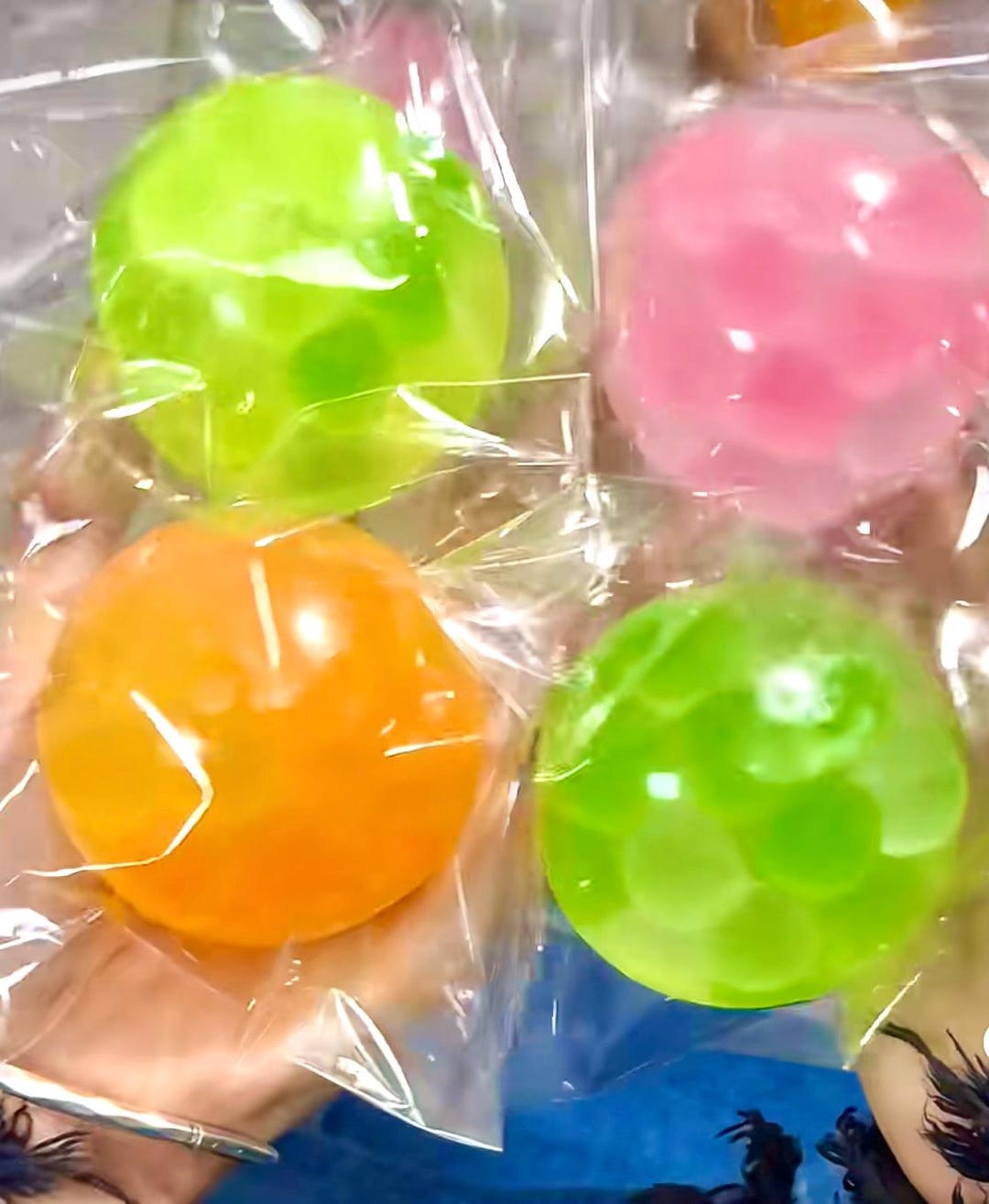 The Mucus Handmade Ball Can Be Shaped by Pinching, the Ice Skin Noisy ...