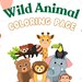Educational Adventure Kids Learning Wildlife Coloring Book! Packed With ...