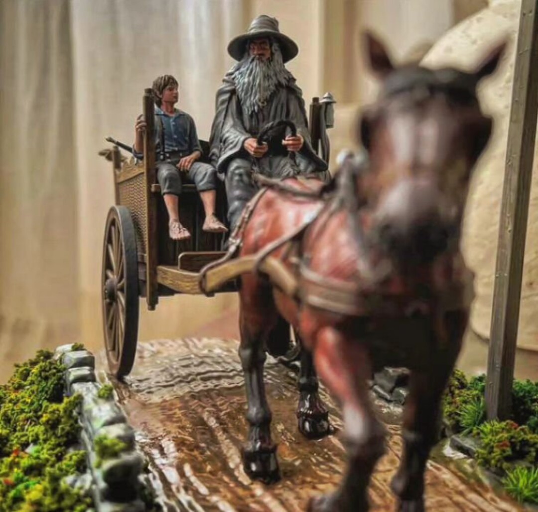 The Legendary Journey of Gandalf and Frodo: A Pre-adventure Ride Dioram ...