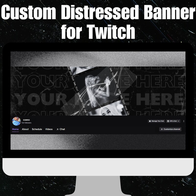 Distressed Banner - Etsy