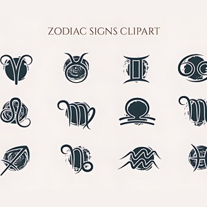 Constellations Zodiac Signs Collection Zodiac Sign Svg Horoscope Svg ...