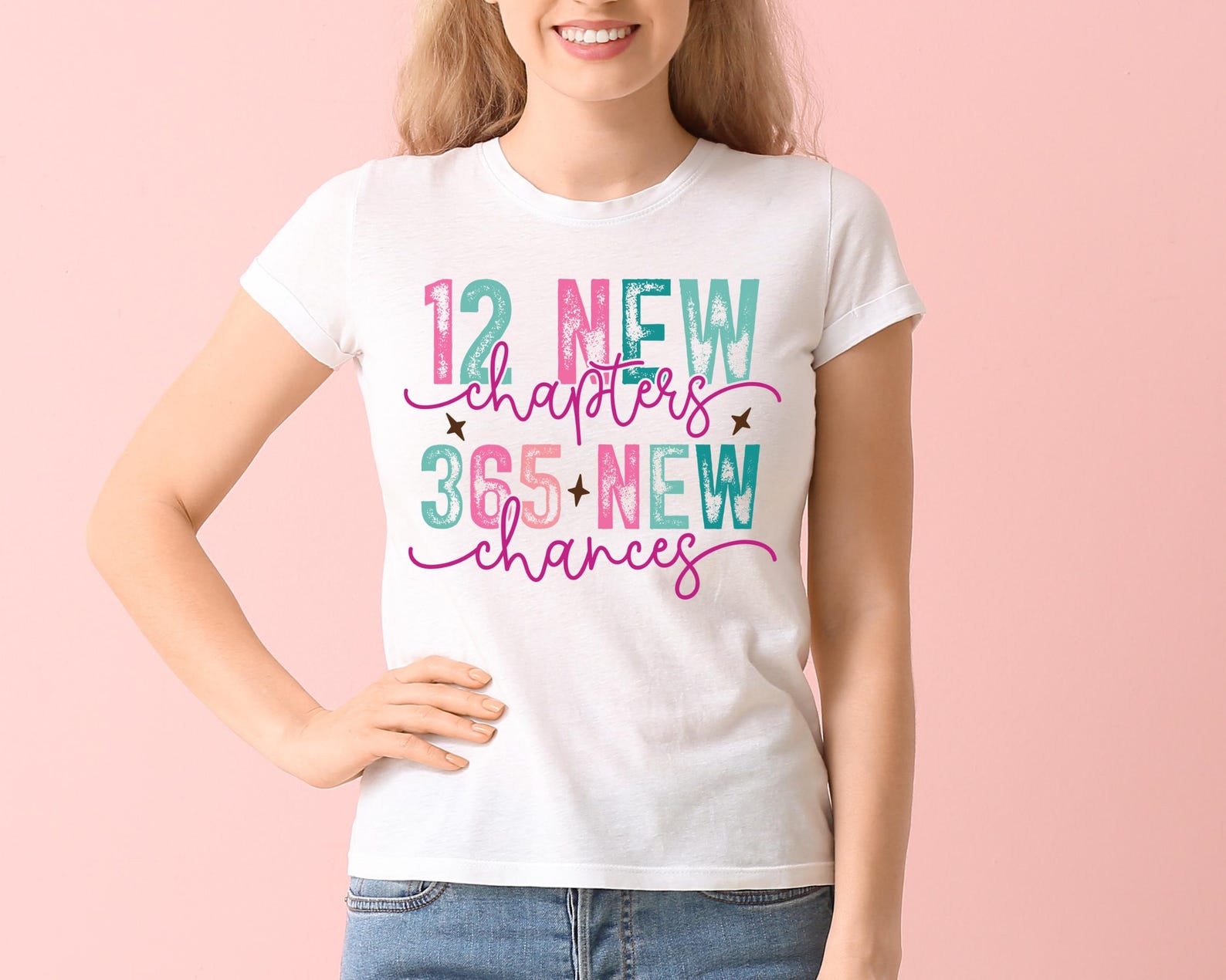 12 New Chapters 365 New Chances Svg New Year 2025 Svg Happy New Year ...