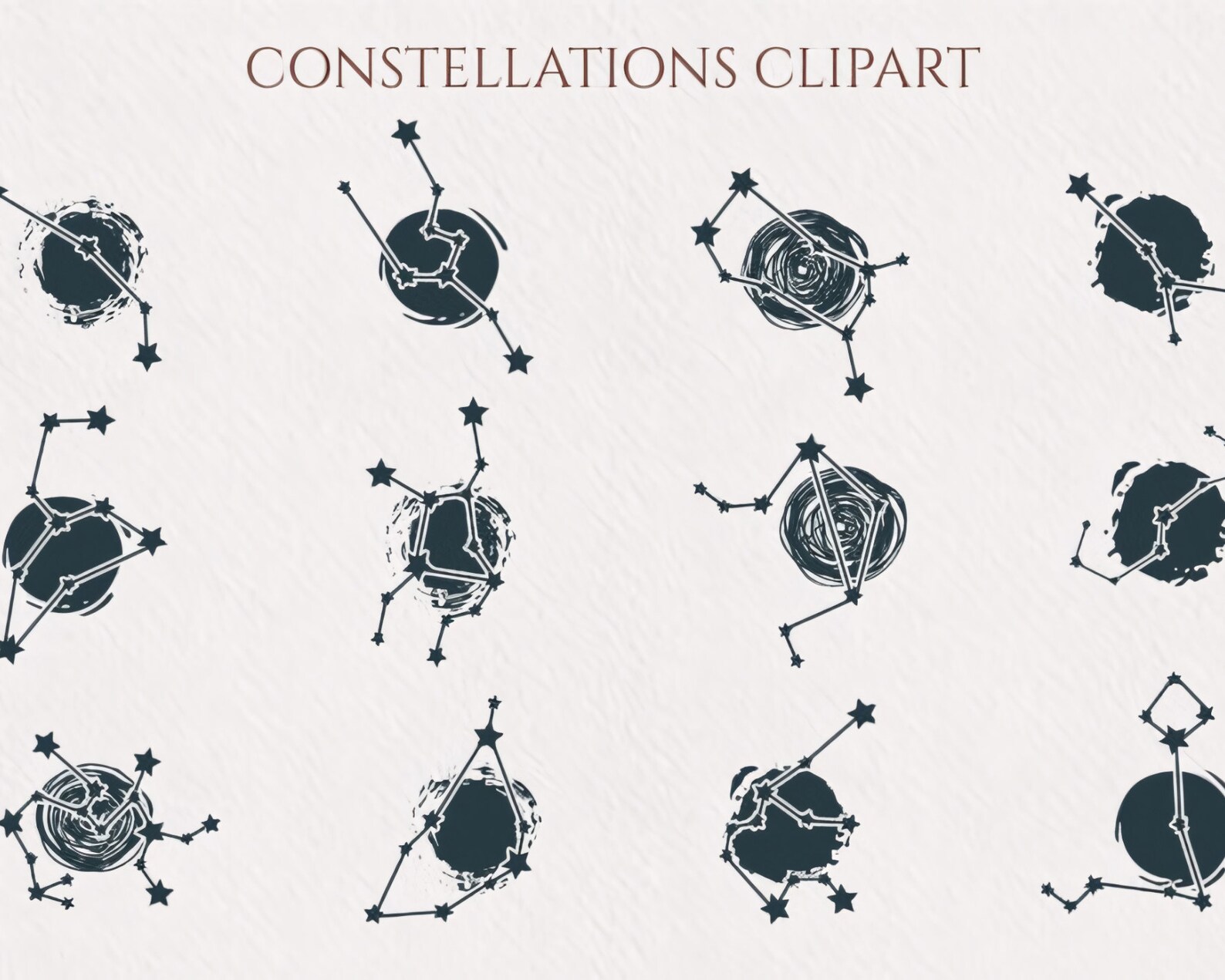 Constellations Zodiac Signs Collection Zodiac Sign Svg Horoscope Svg ...