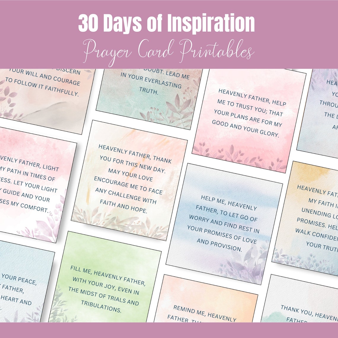 30 Days of Inspiration | Prayer for Today | Short Devotions for Faith ...