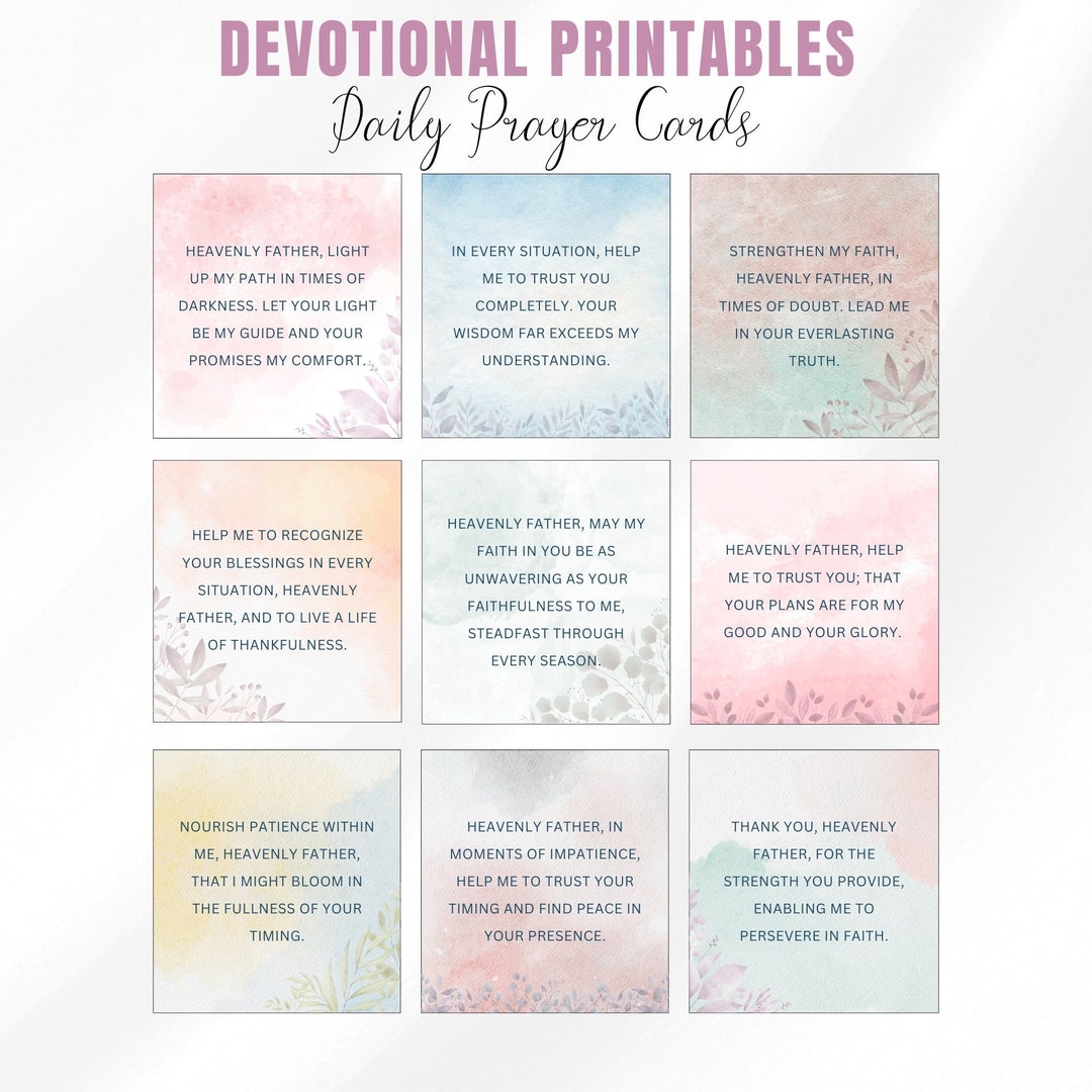 30 Days of Inspiration | Prayer for Today | Short Devotions for Faith ...