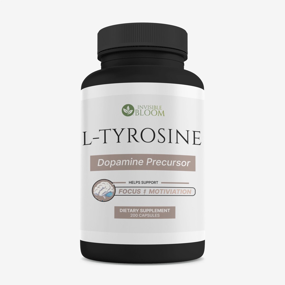 L-tyrosine Capsules Dopamine Precursor Amino Acid Nootropic ...