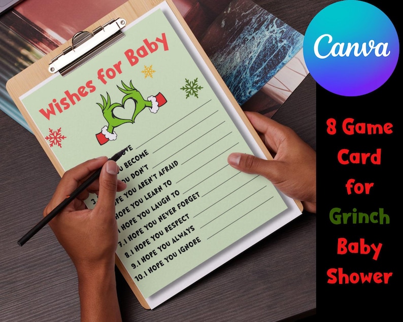 A Little Who is Due Baby Shower Games Grinchmas Baby Shower Dr. Seuss ...
