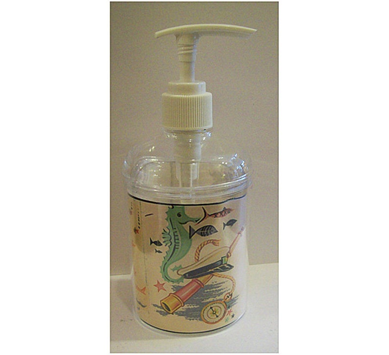 Mermaid Soap Dispenser Retro Vintage Pin up Girl Nautical | Etsy