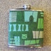 Mid Century Style Flask Vintage Atomic Era 1950s Era Retro Rockabilly ...