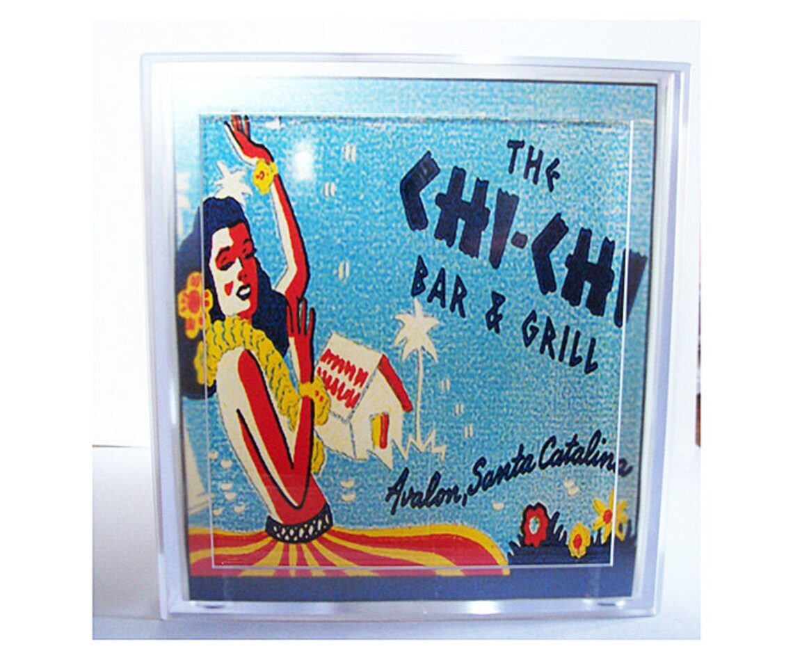 Retro Hula Tissue Box Cover Vintage Hawaii Pin up Girl Tiki - Etsy