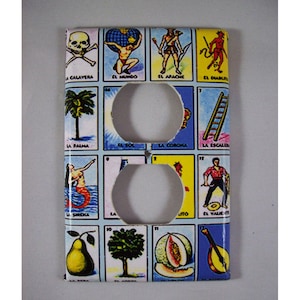 Loteria Outlet Light Switch Plate Cover Mexico Pop Culture Retro Decor ...