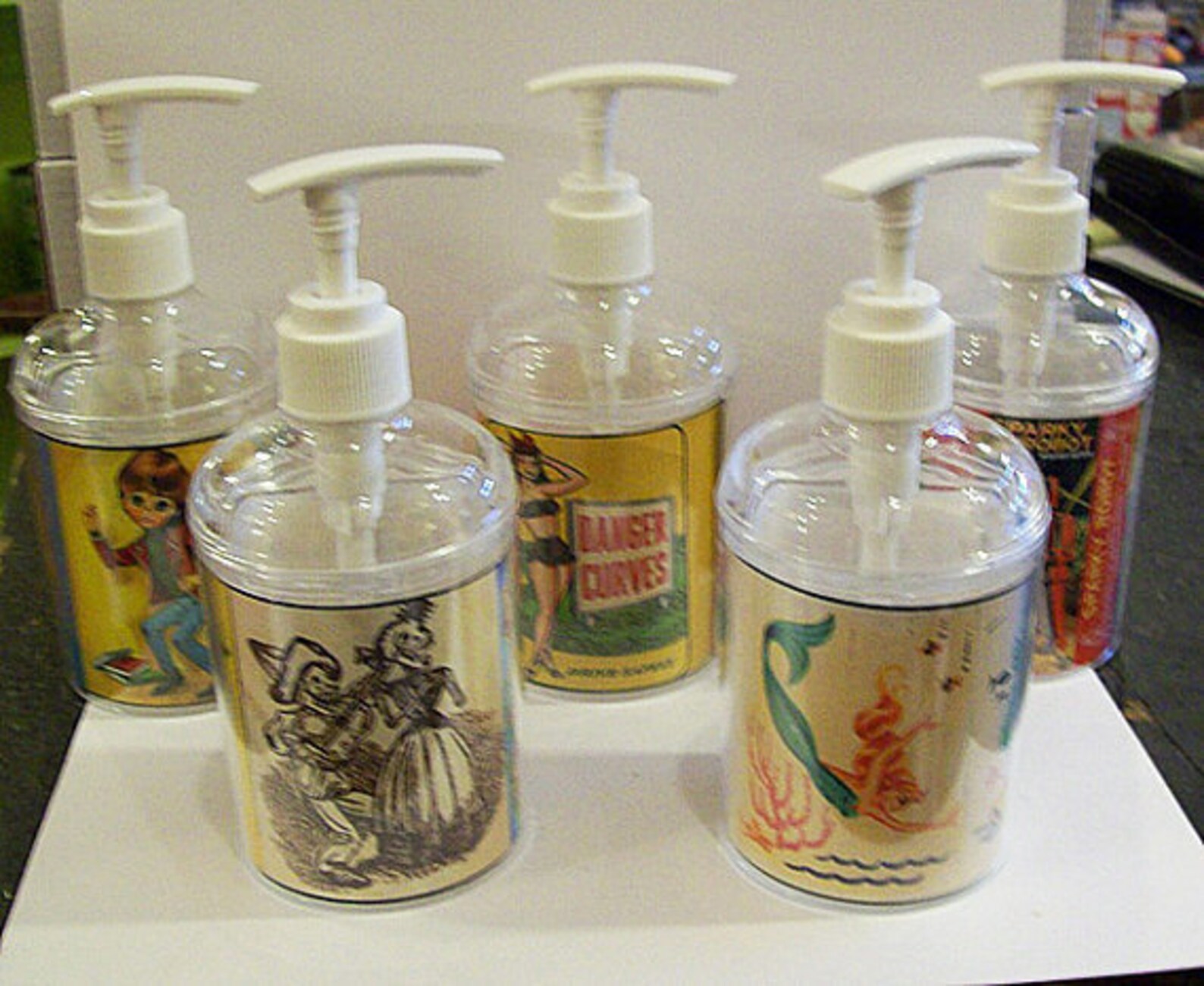 Atomic Soap Dispenser Mid Century Retro 1950s Vintage Bathroom ...