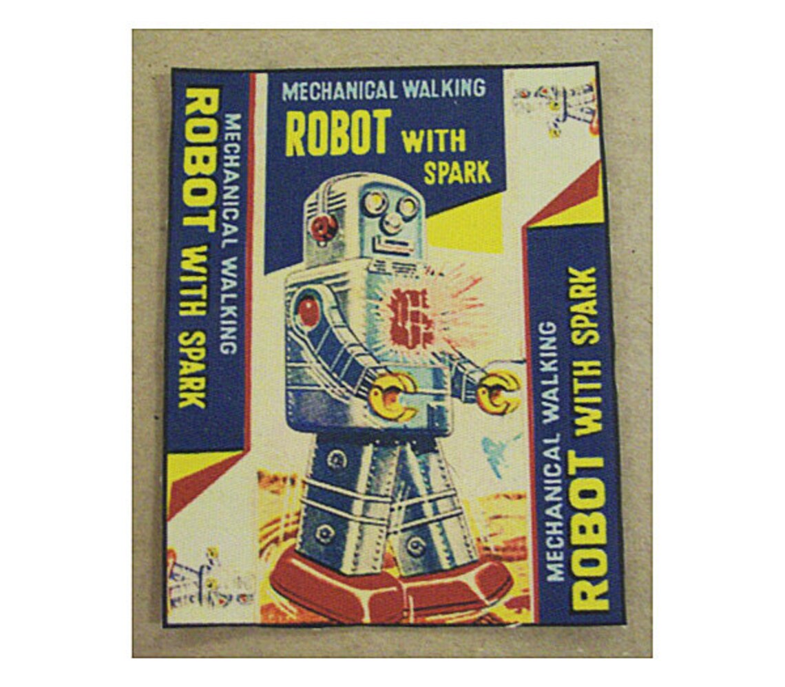 Robot patch set retro vintage outer space kitsch sew on | Etsy