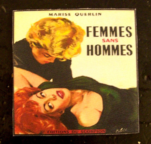 Lesbian Pulp Coasters 1950s Retro Vintage Pin Up Pulp Fiction Etsy