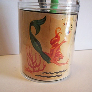 Mermaid Toothbrush Holder Retro Vintage 1950s Rockabilly Pin up Girl ...