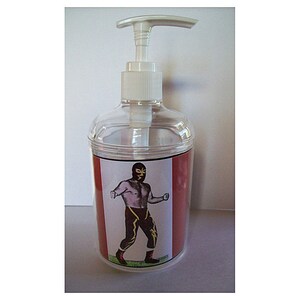 Lucha Libre Soap Dispenser Retro Mexican Wrestler Luchador Bathroom ...