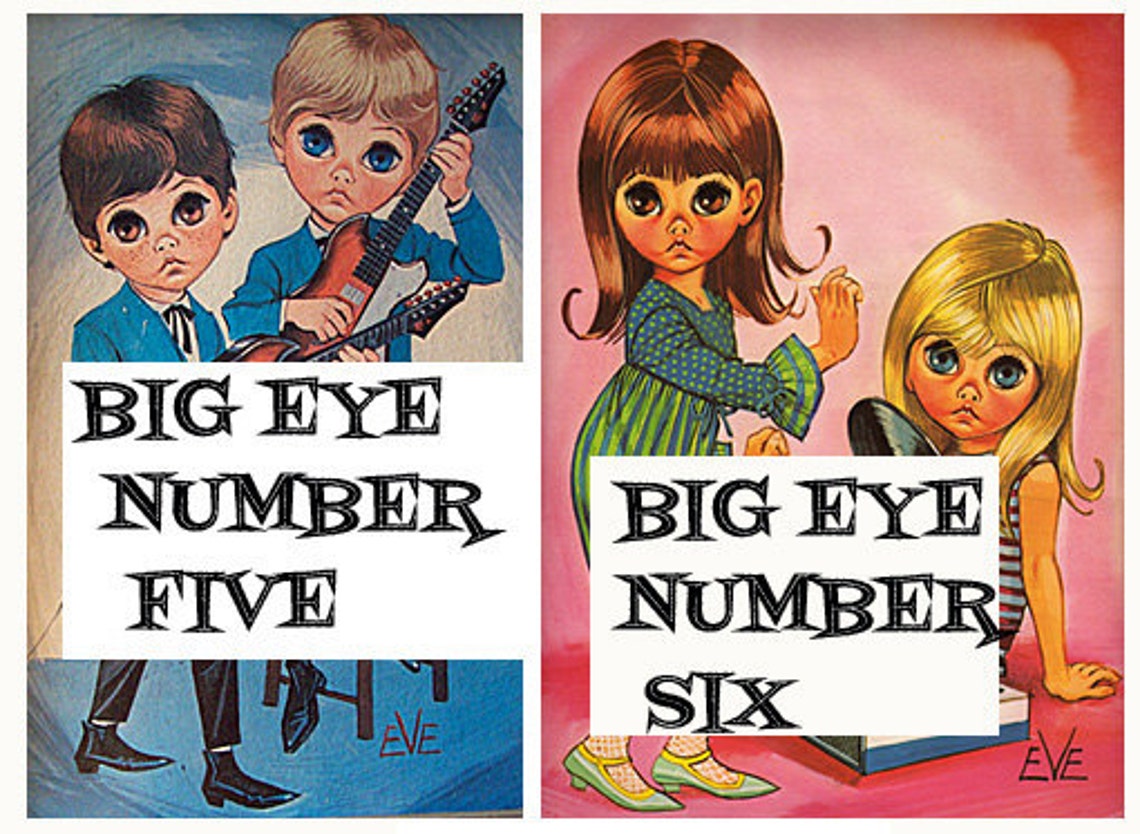 Big Eye Switch Plate Vintage Sad Eye Print Retro Light Switch Mod Decor ...