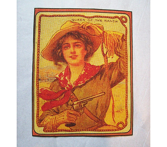 Cowgirl Patch Set Retro Vintage Rockabilly Pin up Girl Kitsch - Etsy