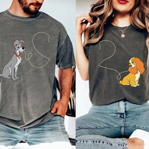 Lady and the Tramp Spaghetti Couples Comfort Colors® Shirt, Disney ...