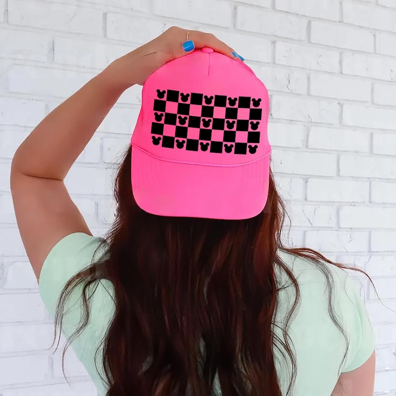 Checkered Hat - Etsy