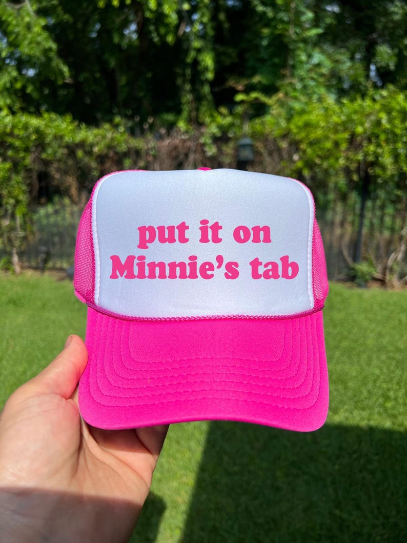 Put It on Mickey's Tab Hat | Custom Disney Trucker - Etsy