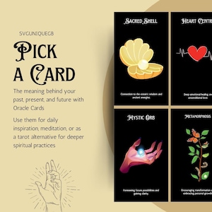 70 Oracle Cards Deck for Daily Guidance Spiritual Healing & Self ...