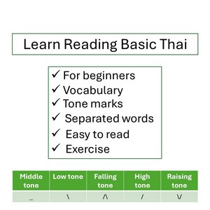 Manee Lesson 1-4, Thai for Beginners, Reading Thai, Mana Manee, Basic ...