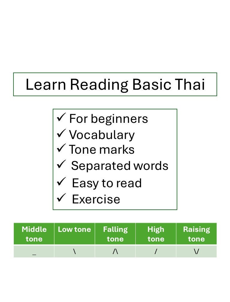 Manee Lesson 1-4, Thai for Beginners, Reading Thai, Mana Manee, Basic ...