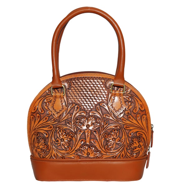 Tooled Leather Purse - Etsy