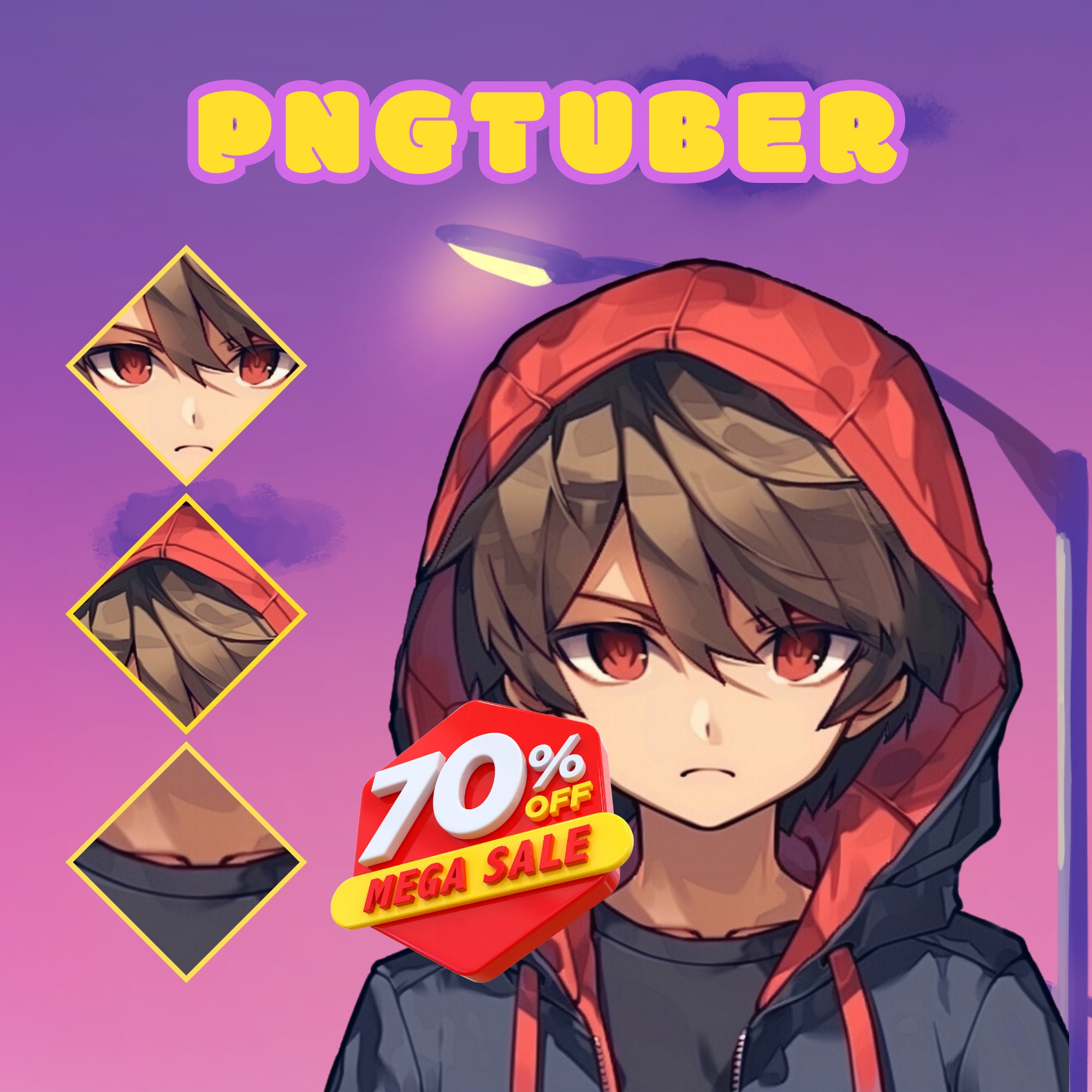 Custom PNGTUBER Pngtuber Commission Anime Png Tuber Pngtuber Avatar ...
