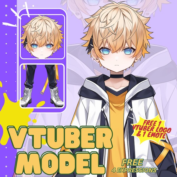 Custom PNGTUBER Vtuber Model Vtuber Png Tuber Pngtuber Avatar Anime ...