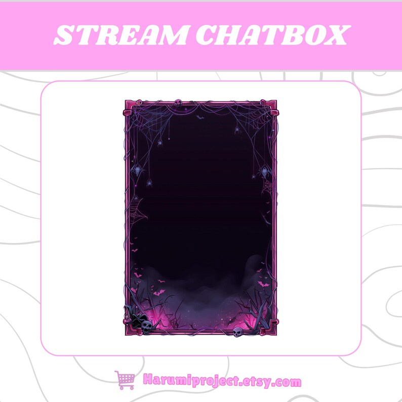Nocturnia Chatbox, Cute Chat Box Streamers, Chatbox Overlay, Chat Box ...