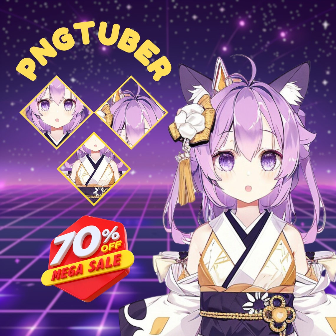 Custom Pngtuber for Streaming Pngtuber Commission Pngtuber Design ...