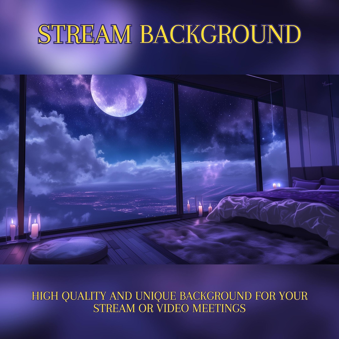 Stream Background, Cozy Gamer Girl Room Background, Twitch Background ...