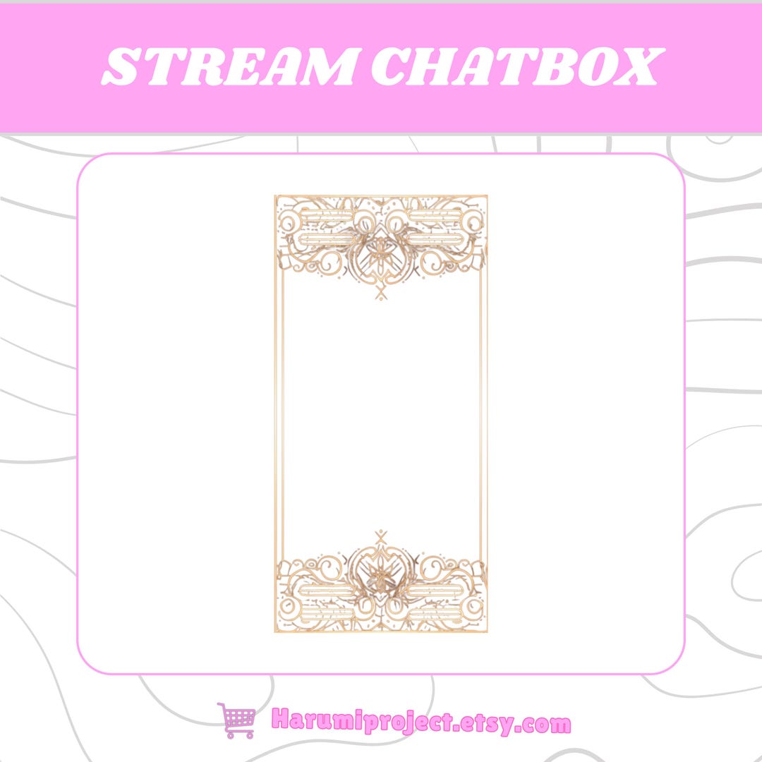 Calestial Tarot Card Chatbox, Cute Chat Box Streamers, Chatbox Overlay ...