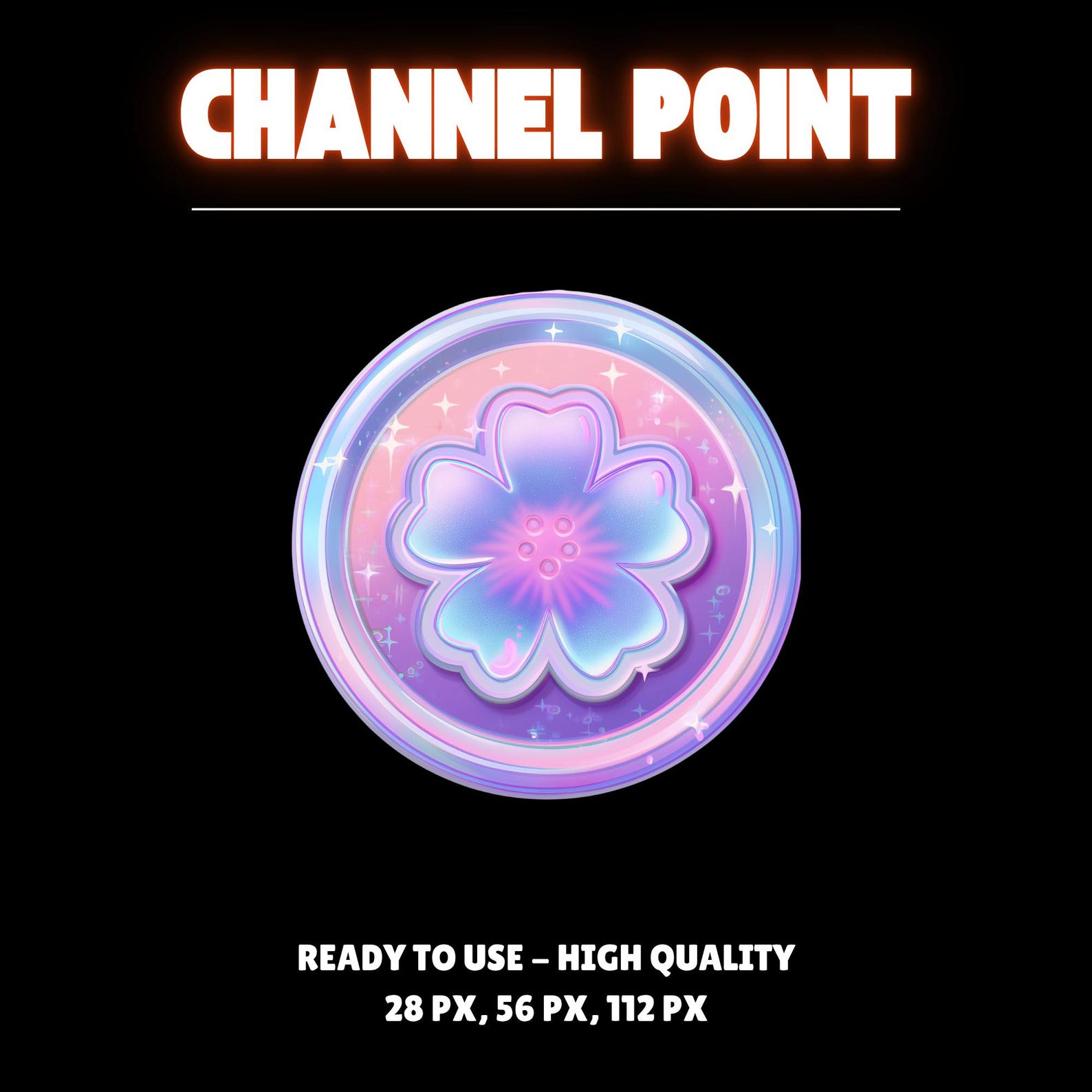 Sakura Sparkle Point for Twitch, Twitch Channel Point, Channel Point ...