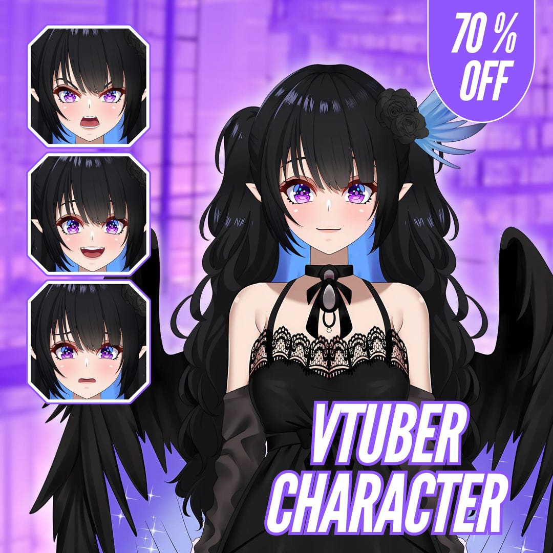 Vtuber Model Custom Female or Male Live2d Model Vtuber Design Vtuber ...