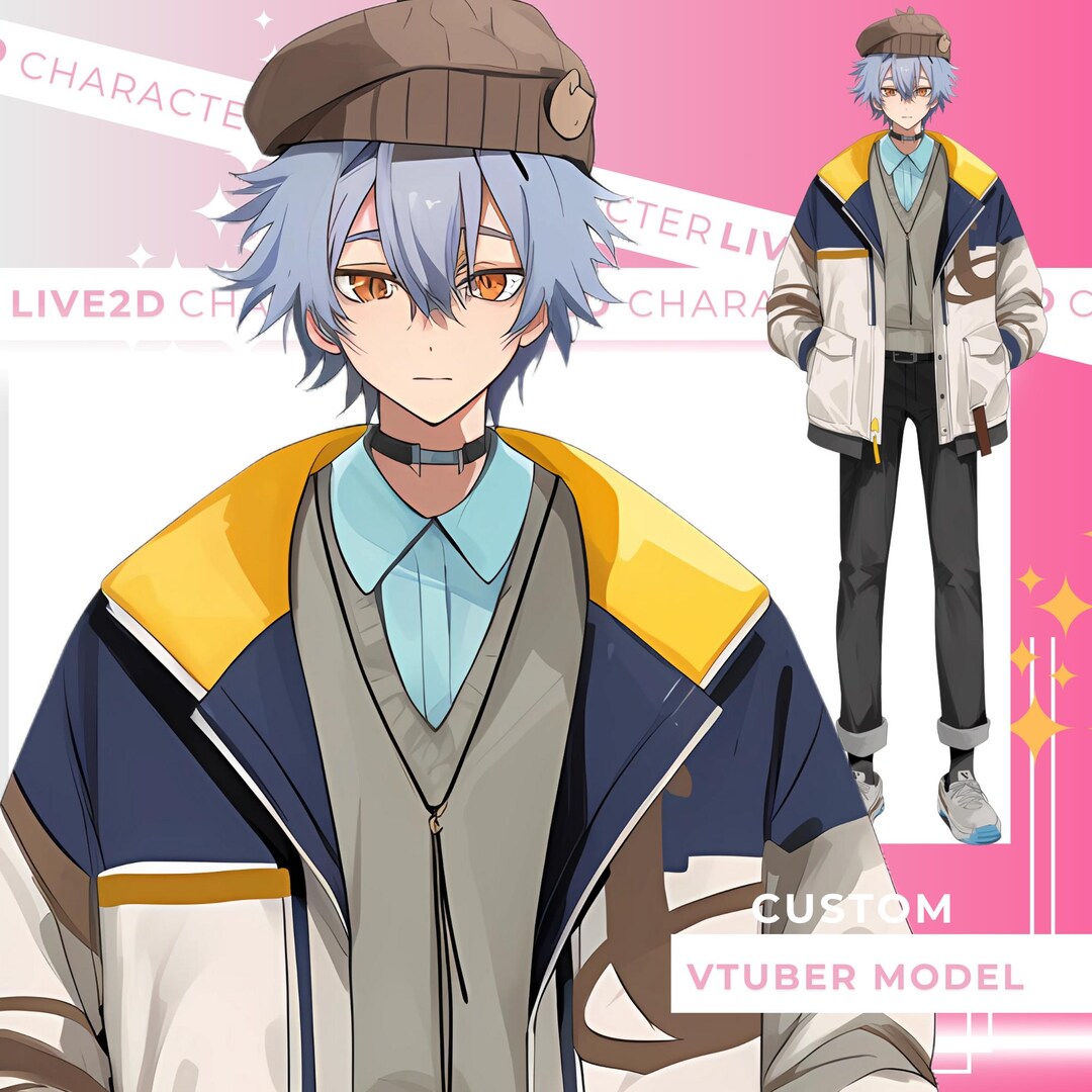Live2d Vtuber Model Charater Anime Vtuber, Fully Rigged, Vtube Studio ...