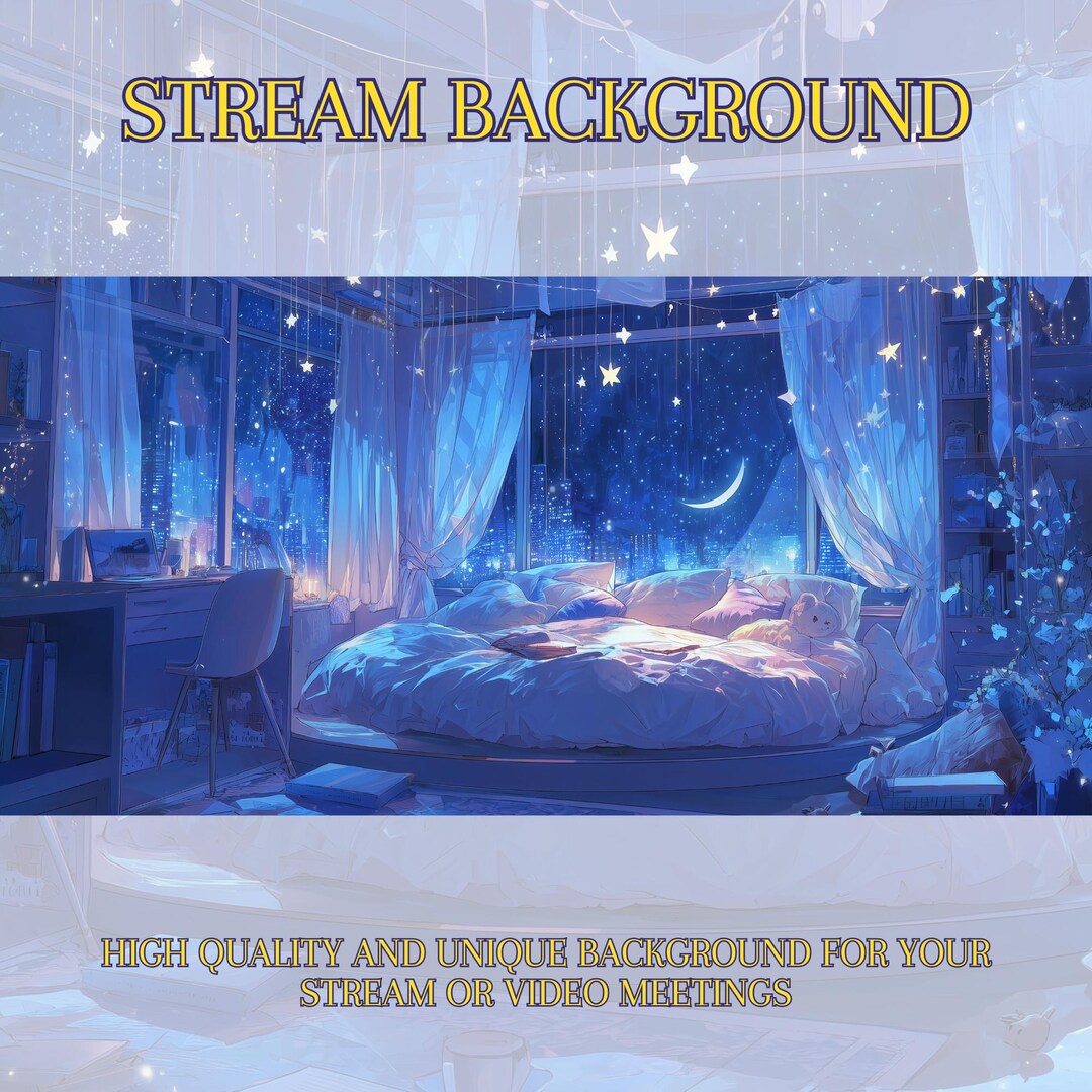 Cozy Gamer Girl Room, Lofi Vtuber Twitch Background (PNG) - Etsy