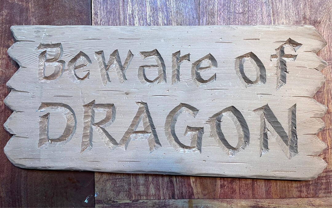Beware of Dragon - Etsy