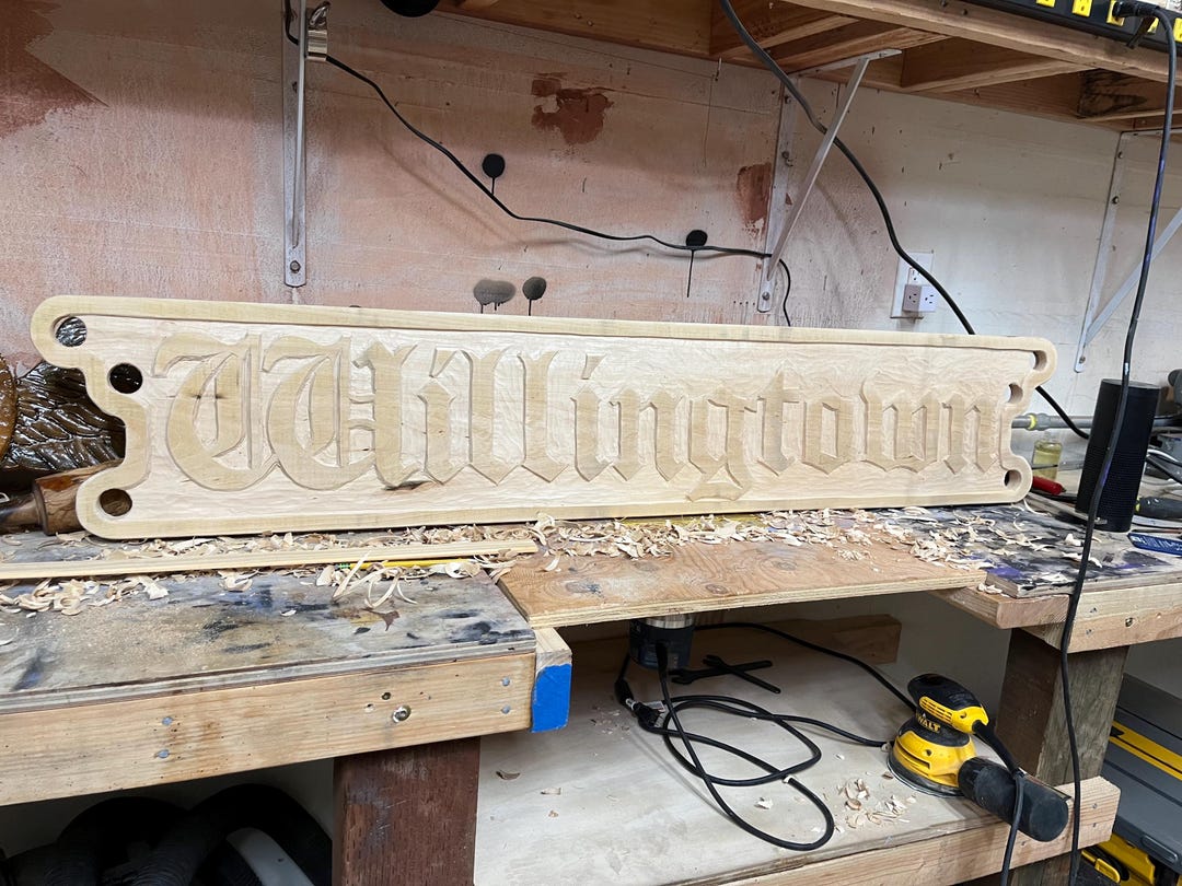Custom Hand-carved Sign - Etsy