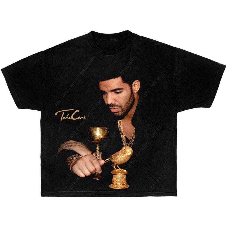 Drake PNG T-SHIRT rap Tee Jumbo Graphic Print Savage Mode rare Hip Hop ...