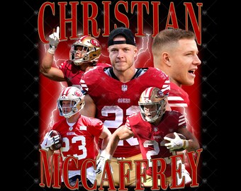 Christian Mccaffrey Png Svg, T-shirt Design Digital File, 300 DPI ,PNG ...