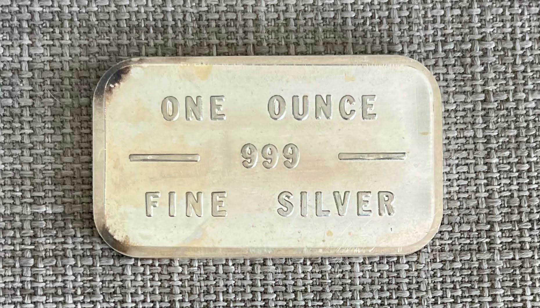 Vintage Bache 1 Oz Silver Bar - Etsy