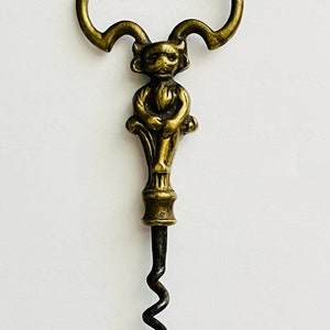 Antique English Brass Figural Corkscrew Bottle Opener - Etsy