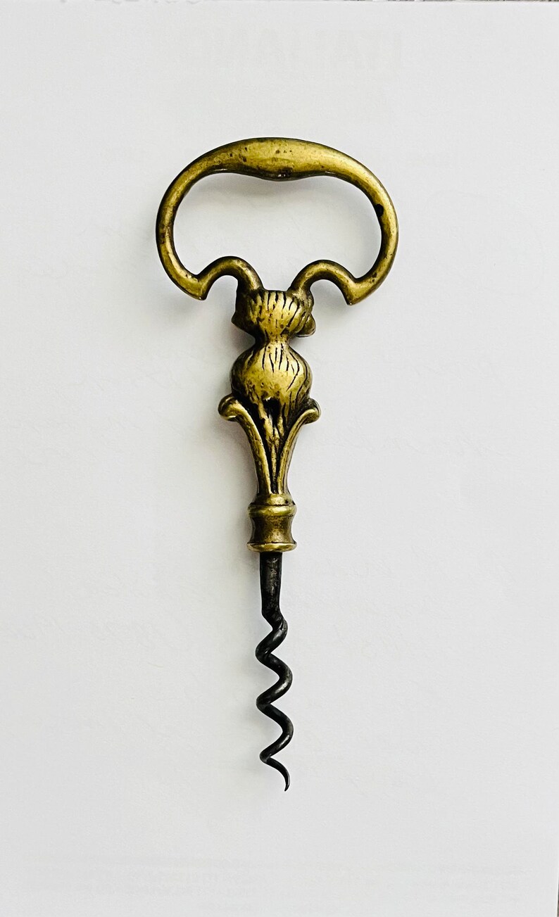 Antique English Brass Figural Corkscrew Bottle Opener - Etsy